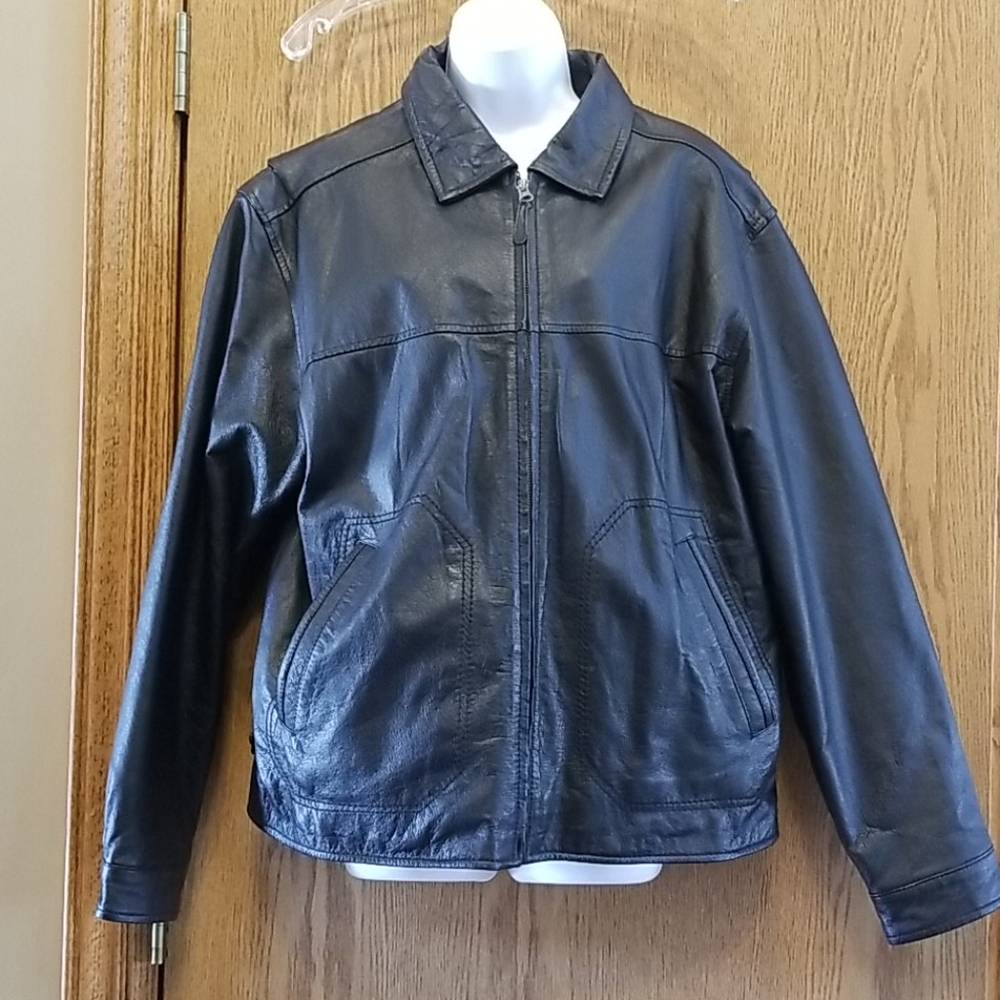 Vintage St John's Bay Leather Jacket - Gem
